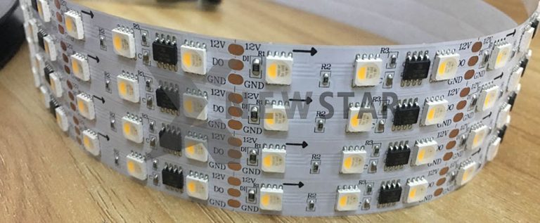 12V 60leds TM1814 RGBW LED Pixel Strip | Newstar LED Strips