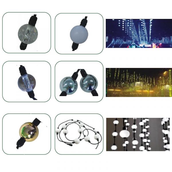 DMX RGB 3D LED Ball Module 360d Round Dmx Pixel Ball | Newstar LED Strips