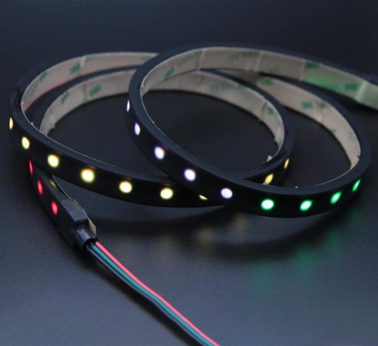 All Black Neon RGB Pixel Led Strip | Newstar LED Strips