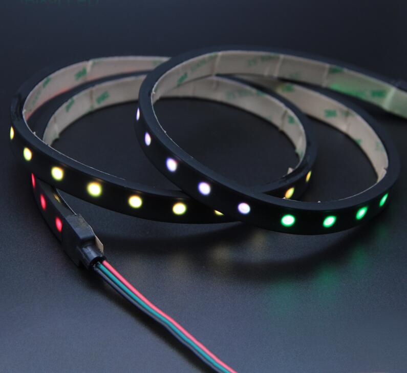 All Black Neon RGB Pixel Led Strip | Newstar LED Strips