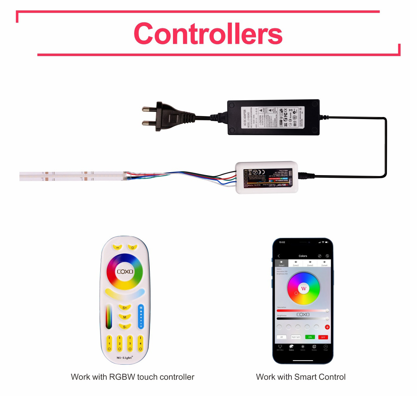 COB RGBW 4000K LED Strip | Newstar LED Strips