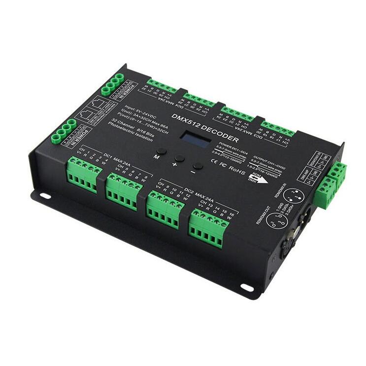32channels dmx512 decoder 5v 12v 24v – Newstar LED Strips